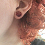 Liquid "Blood" Filled Ear Plugs - Double Flared | 8mm - 25mm — Halo’s ...