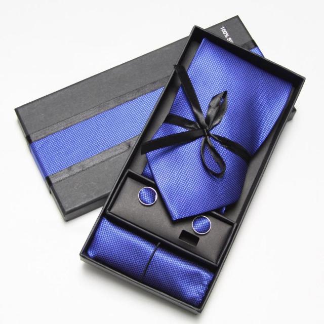 Men’s Tie, Handkerchief & Cufflink Set – Halo’s London